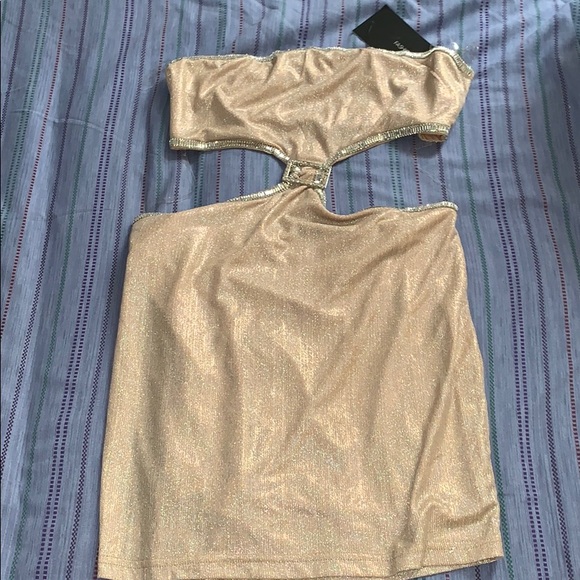 Dresses | New Bling Shimmer Dress With Details | Poshmark